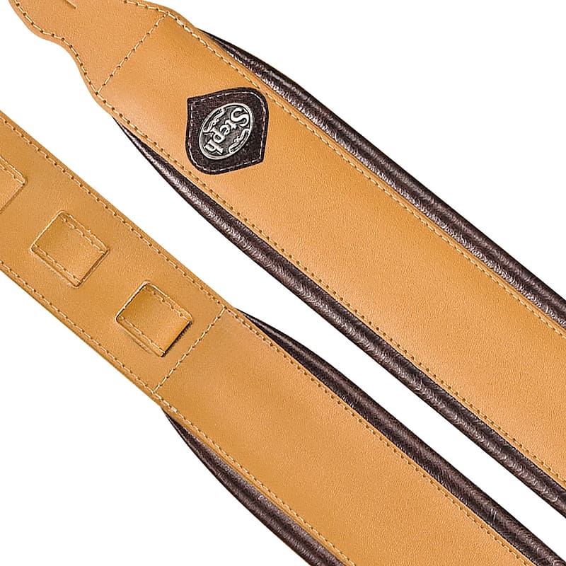 Steph Padded Split Leather Handmade Strap Tan | Reverb
