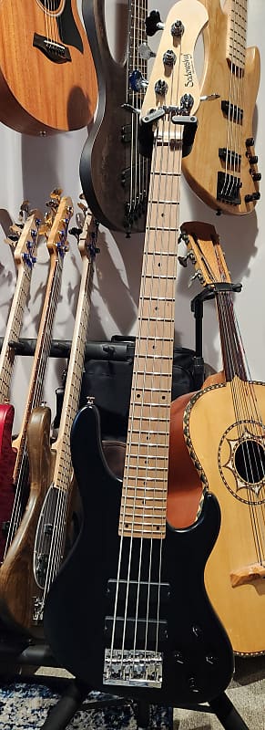 Sadowsky MetroLine Modern 5-string bass guitar Satin Black | Reverb