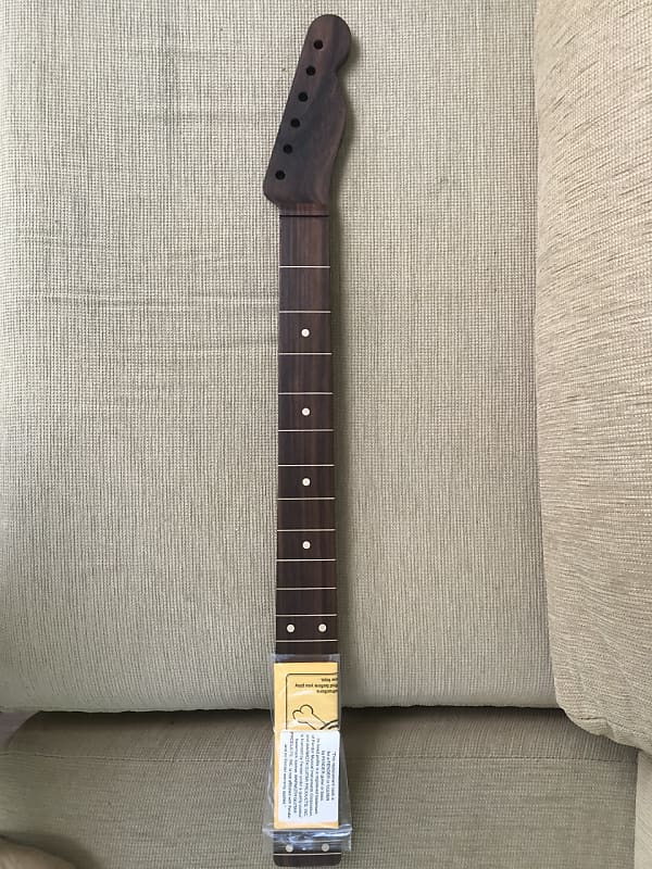Warmoth Fretless Baritone Telecaster neck | Reverb