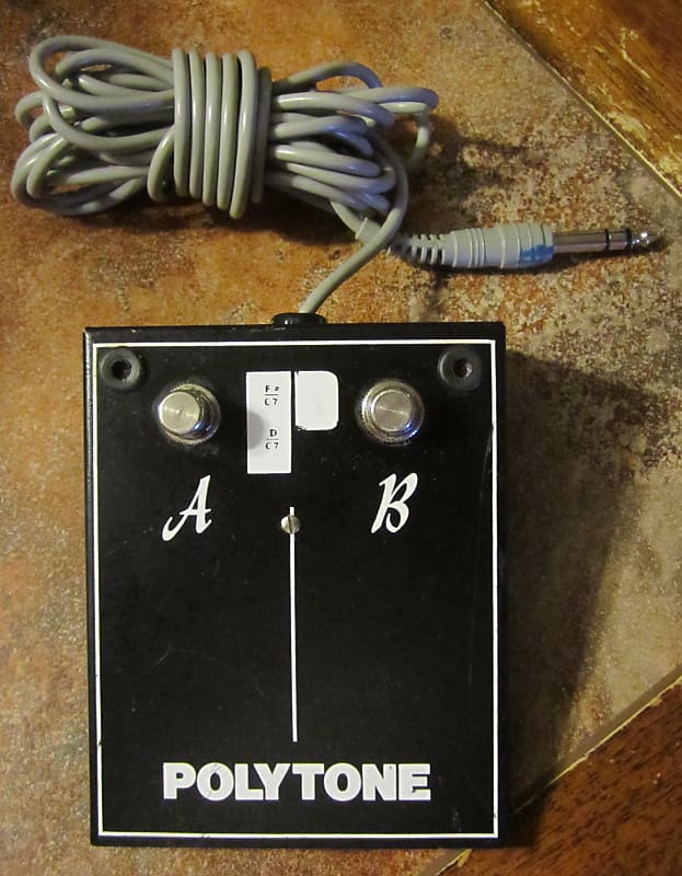 Vintage Polytone A/B 2 Button Amp Footswitch TRS Male Plug | Reverb