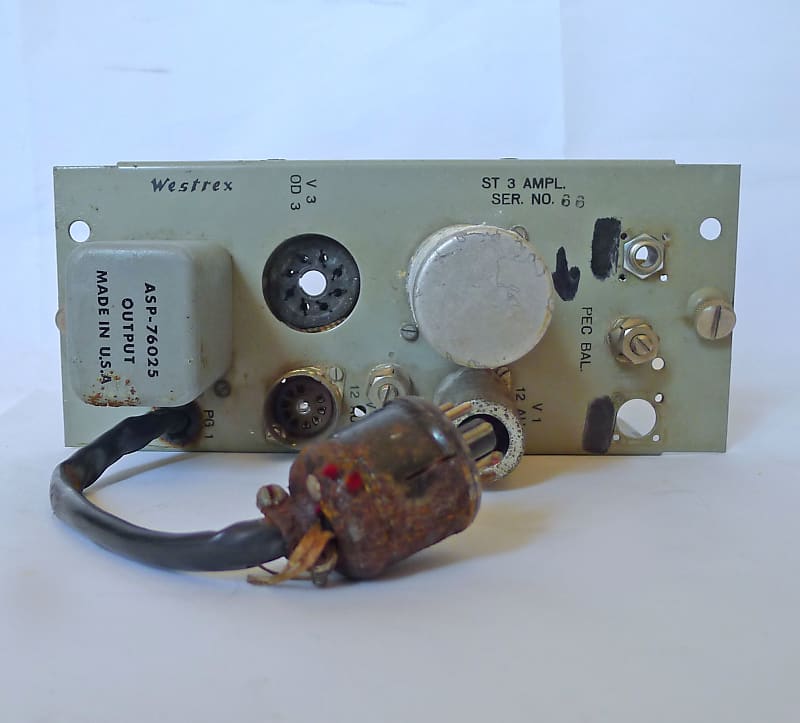 1953 Westrex Tube Microphone Pre Amp From The | Reverb Australia