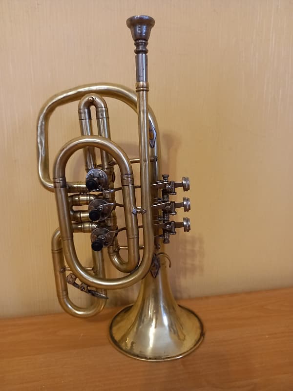 Soviet Trumpet Cornet USSR Musical Wind Instrument Vintage | Reverb