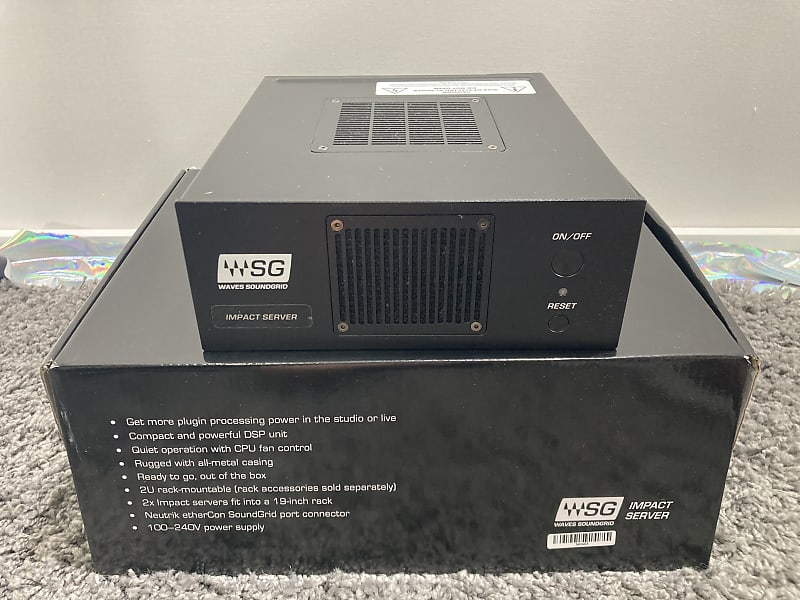 Waves Impact DSP Server SoundGrid SuperRack 2021 - Black | Reverb