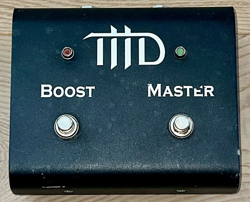 THD 2 Button Amp Footswitch Black , Boost & Master, Ships | Reverb
