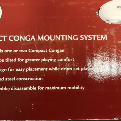 Latin Percussion Compact conga system with most likely | Reverb