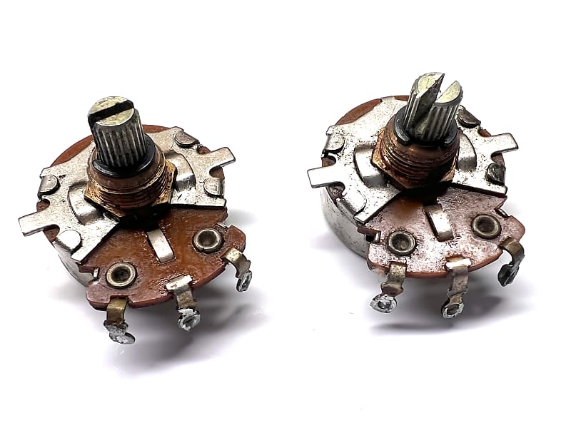 Vox 250k potentiometers pots made in Italy 1960’s-1970’s | Reverb