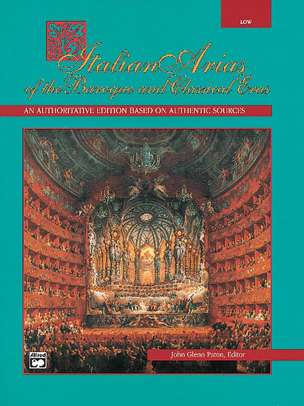 Italian Arias of the Baroque and Classical Eras: An | Reverb