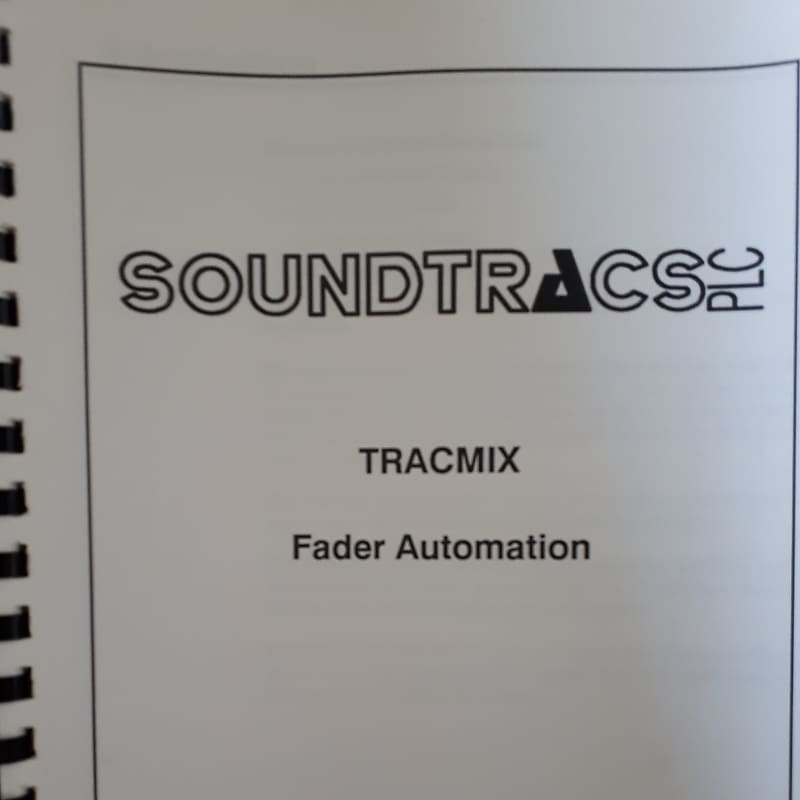 Manual for Soundtracs Tracmix Fader Automation 1988 | Reverb