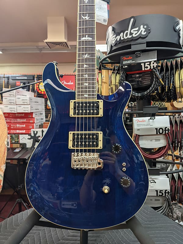 PRS SE STANDARD 24-08 Transparent Blue 2021 | Reverb