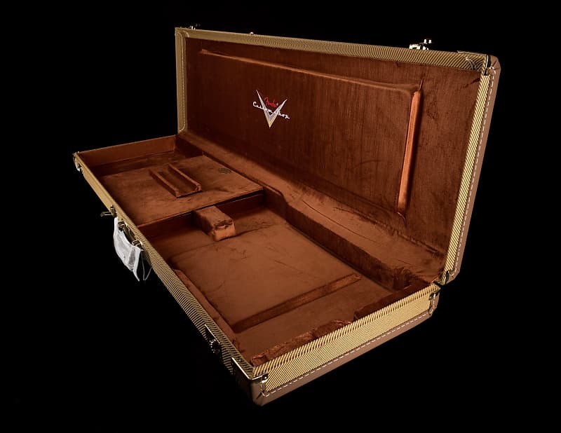 Used Fender Custom Shop Bass Case Tweed | Reverb