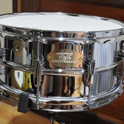 Ludwig LM402 75th Anniversary Limited Edition 6.5x14" 10-Lug | Reverb