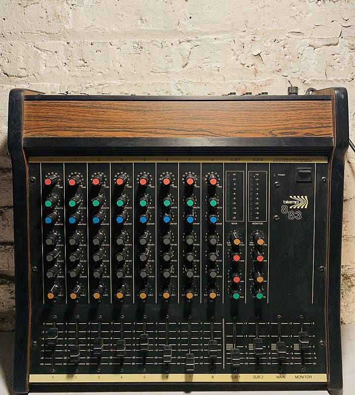 BiAmp 883 vintage 8-channel Mixer 1970s | Reverb