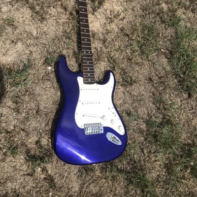 Squier Affinity Series Stratocaster purple by Fender Strat | Reverb