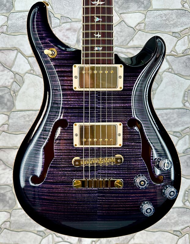 PRS McCarty 594 Hollowbody Hybrid Package 10 top Purple Mist | Reverb
