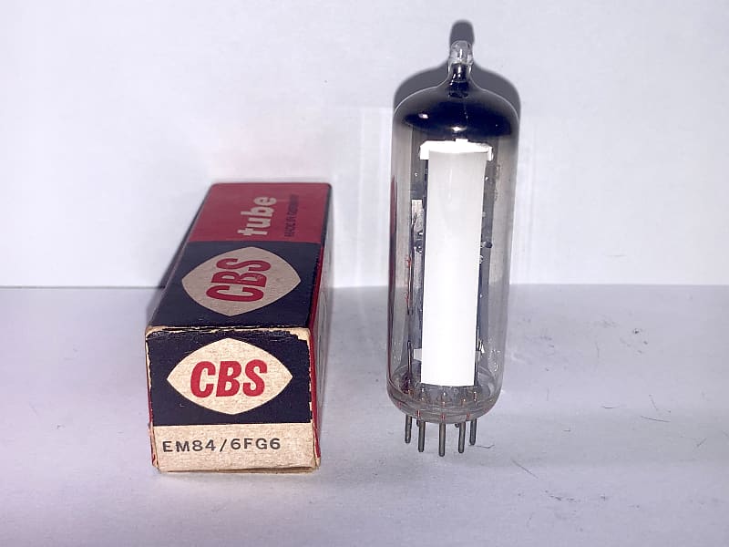 CBS EM84 6FG6 Bar Tuning Indicator Tube, NOS/NIB, Tested | Reverb