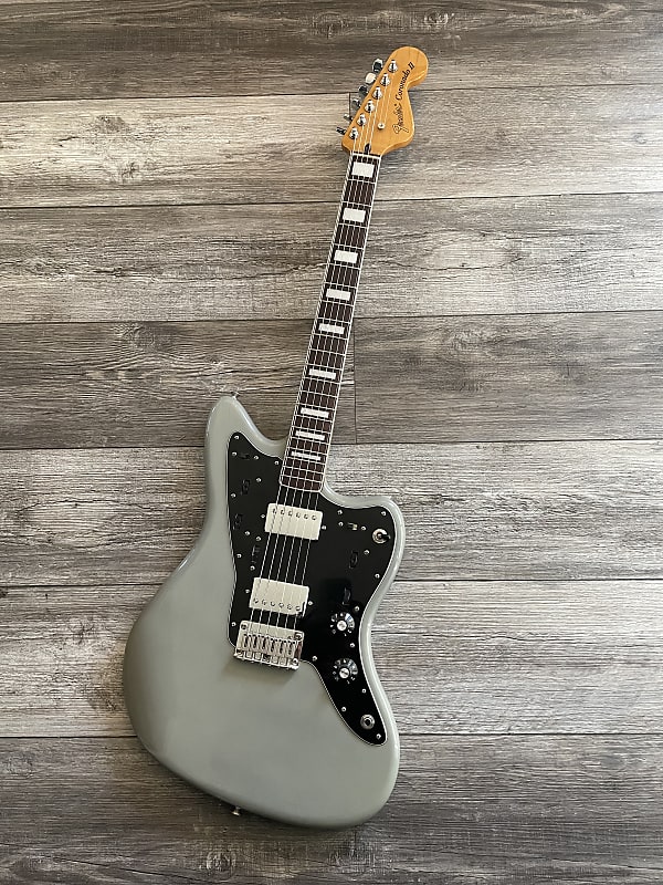 Fender custom hardtail Jazzmaster - Gray | Reverb