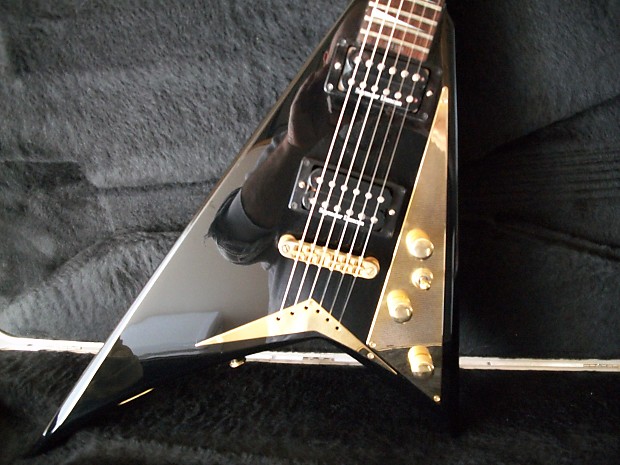 Jackson RR5 Black & Gold Randy Rhoads (Made in Japan) | Reverb