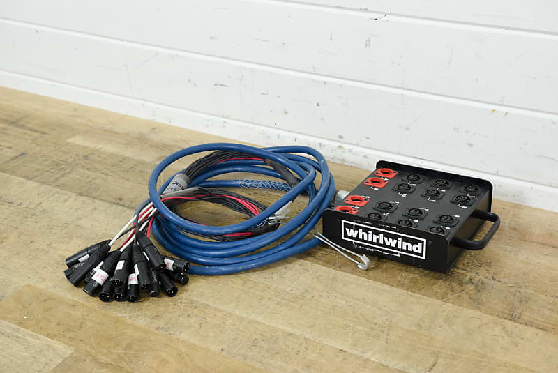 Whirlwind Medusa 12x4 XLR Stage Box to Fanout Snake - 20' | Reverb UK