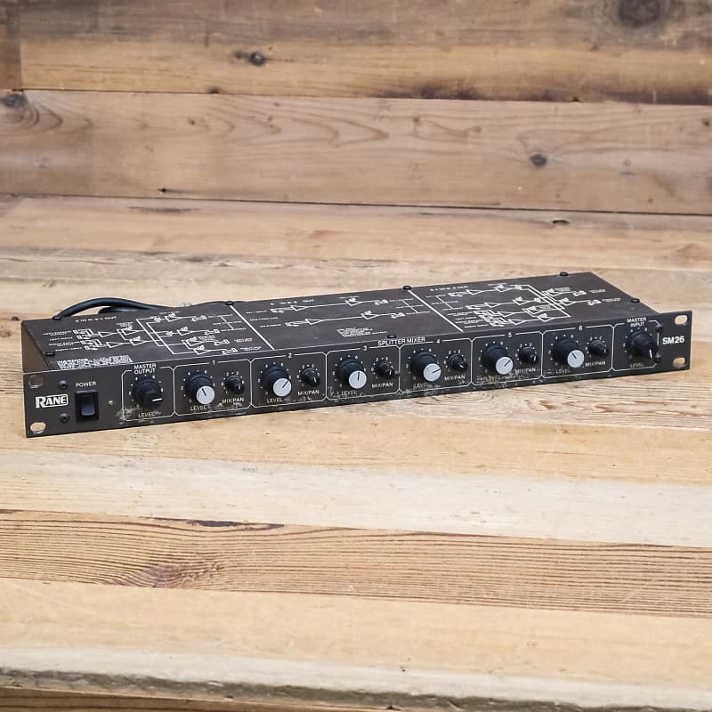 Rane SM26 (SM-26) Six-to-Two Line Level Mixer Splitter | Reverb