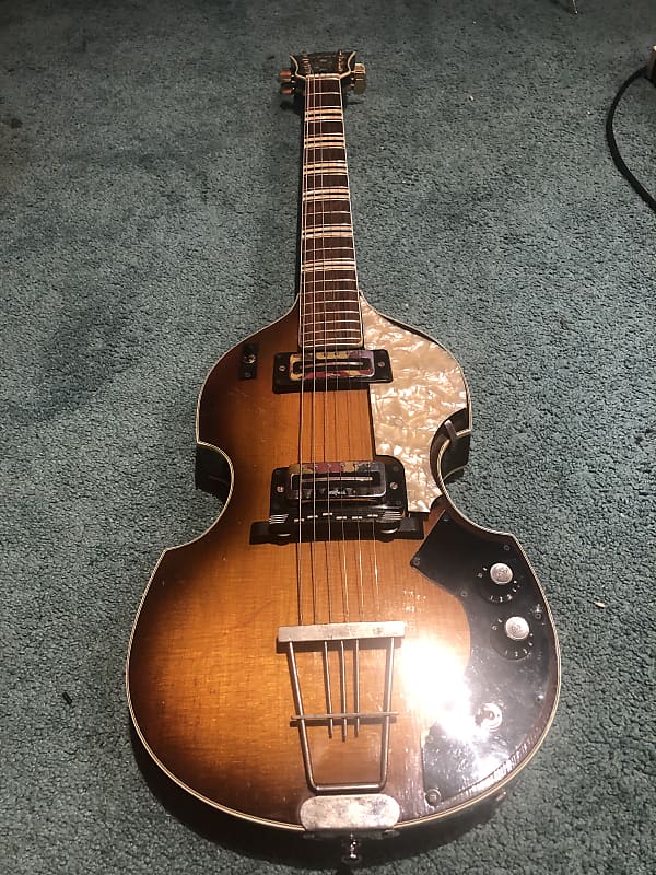 Hofner 459 tz 1960s Tobacco sunburst | Reverb UK