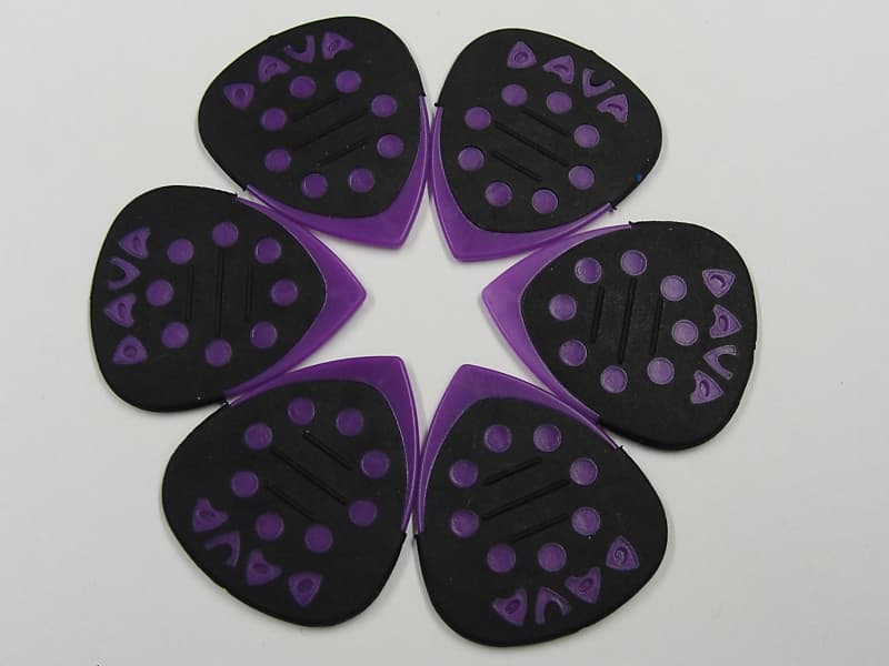 Dava Control Grip Tip Guitar PICKS 6 PICKS Purple | Reverb