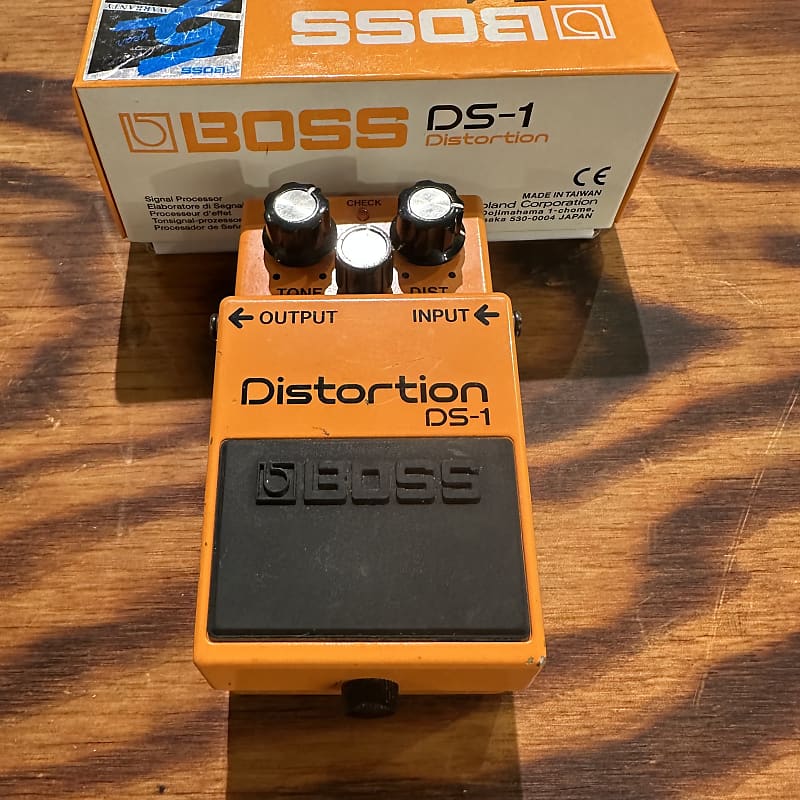 Boss DS-1 Distortion (Silver Label) 1994 - Present - Orange | Reverb