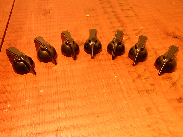 Bulgin Chicken Head Knobs Black | Reverb