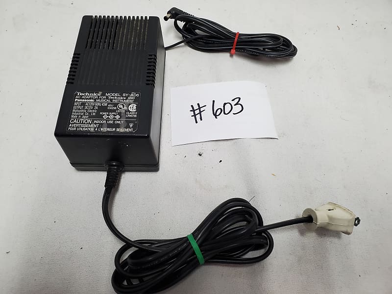 Technics SY-AD6 Power Adapter #603 Good Used Working | Reverb