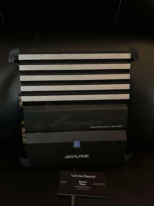 Alpine MRP-M450 V-Power Mono Car Power Amplifier | Reverb