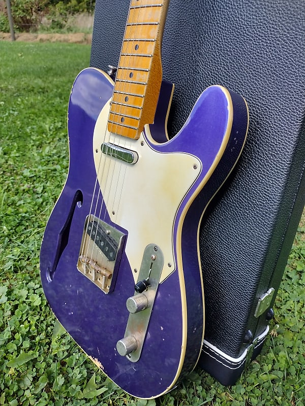 Wide Open Custom Telecaster Custom Thinline Tele - Crown | Reverb