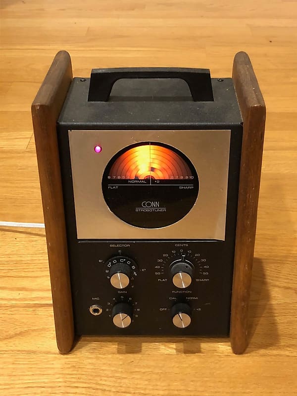 Vintage Conn ST21 Strobe Tuner with Original Microphone! | Reverb