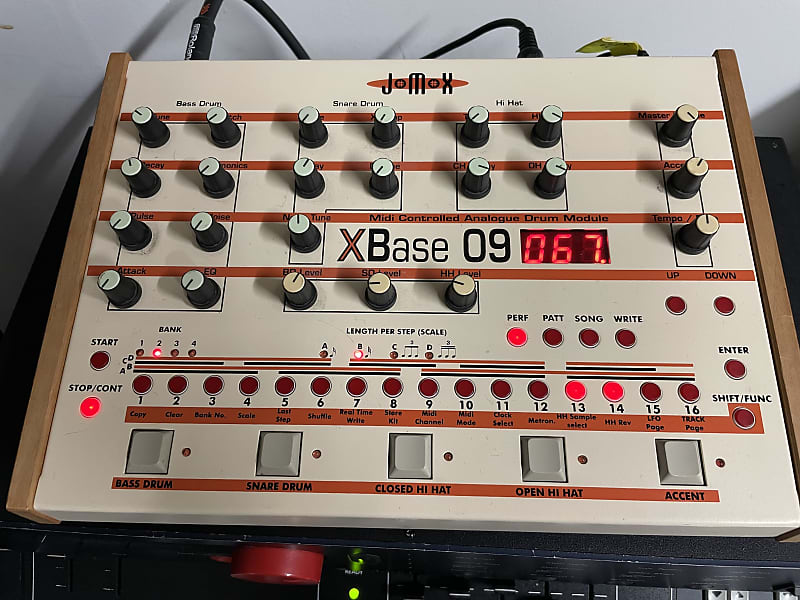 Jomox XBase 09 drum machine (TR-909 clone) | Reverb