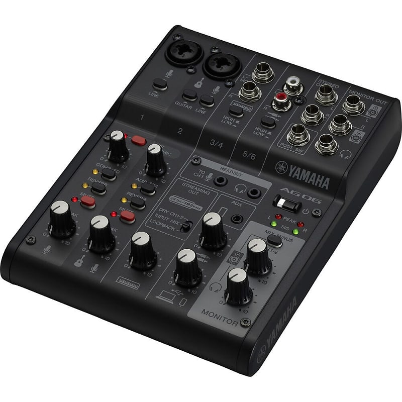 Yamaha AG06 MKII 6 Channel Analog Mixer | Reverb