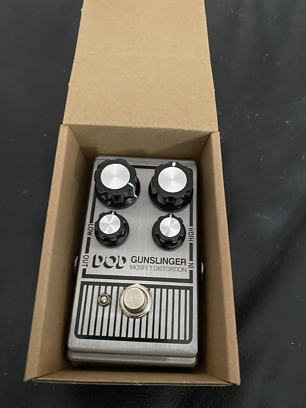 DOD MOSFET gunslinger distortion Silver | Reverb