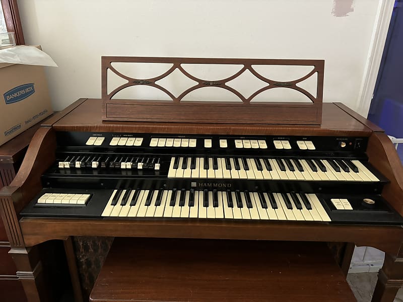 Vintage Hammond Electronic Home organ 1960-1970’s - Wood | Reverb
