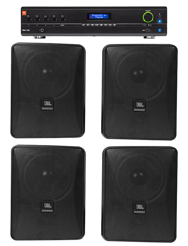 JBL VMA1120 Commercial/Restaurant 120W 70v Amplifier+(4) JBL | Reverb