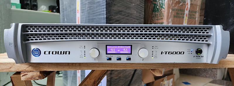 Crown I-Tech Series I-T6000 2-Channel Power Amplifier 2000s - | Reverb
