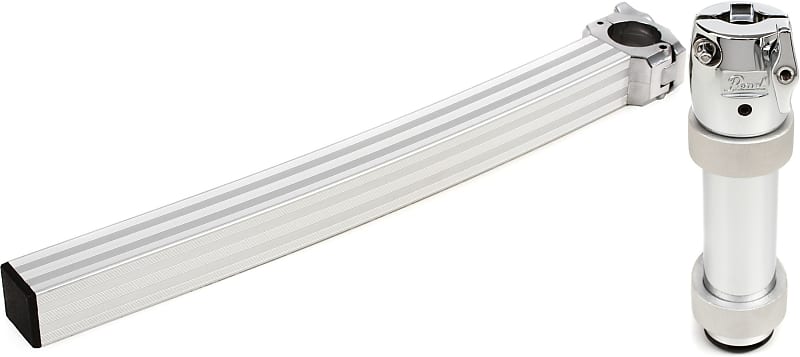 Pearl AL86AC Icon Short Curved Rack Rail with Clamp - 18 inch | Reverb