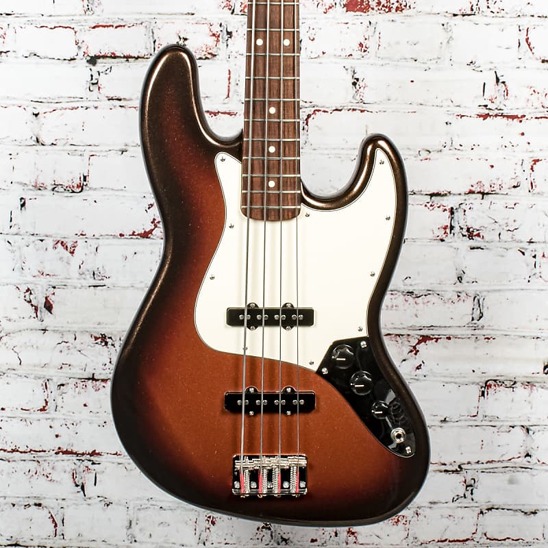 Fender FSR Deluxe Jazz Bass, Copper Metallic Burst w/ Bag | Reverb