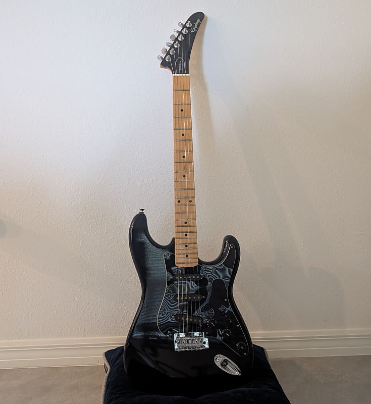 Epiphone Stratocaster Style 80s" early 90s" ? - Black | Reverb