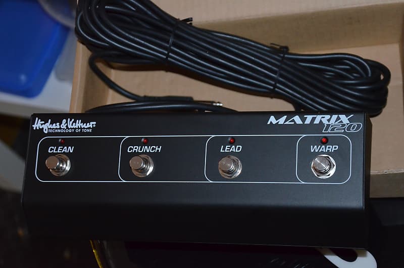 Hughes & Kettner Matrix 120 Footswitch Black FS4 | Reverb