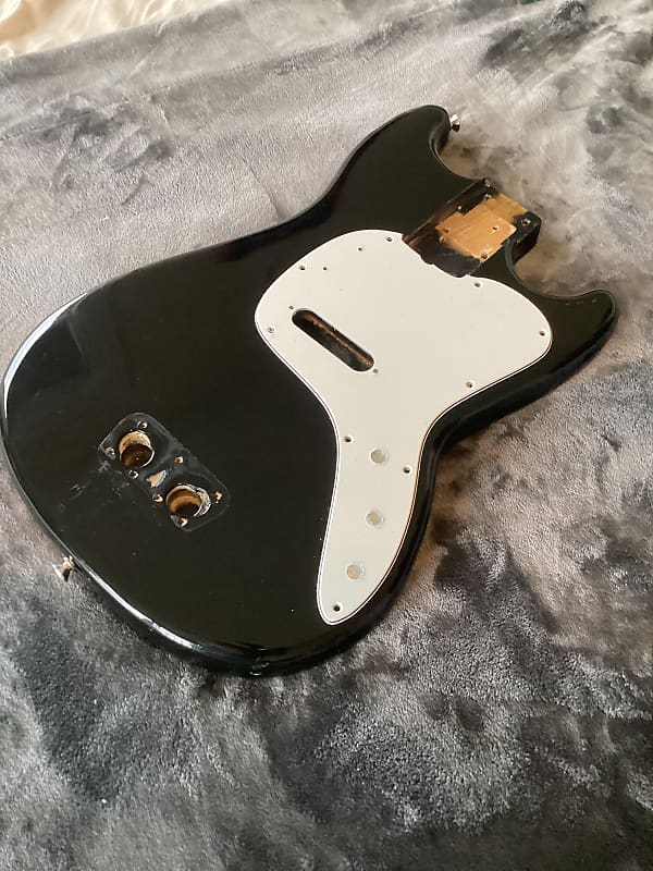 Fender Musicmaster Bass Body 1978 - Black | Reverb