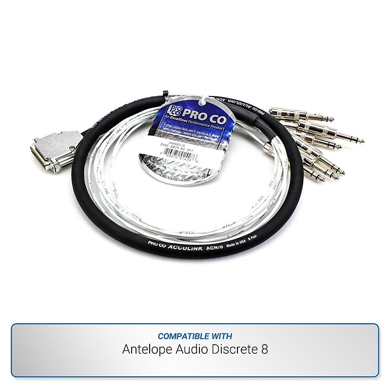 Pro Co 5-foot 8-Channel DB25 to TRS Analog Snake for Antelope | Reverb