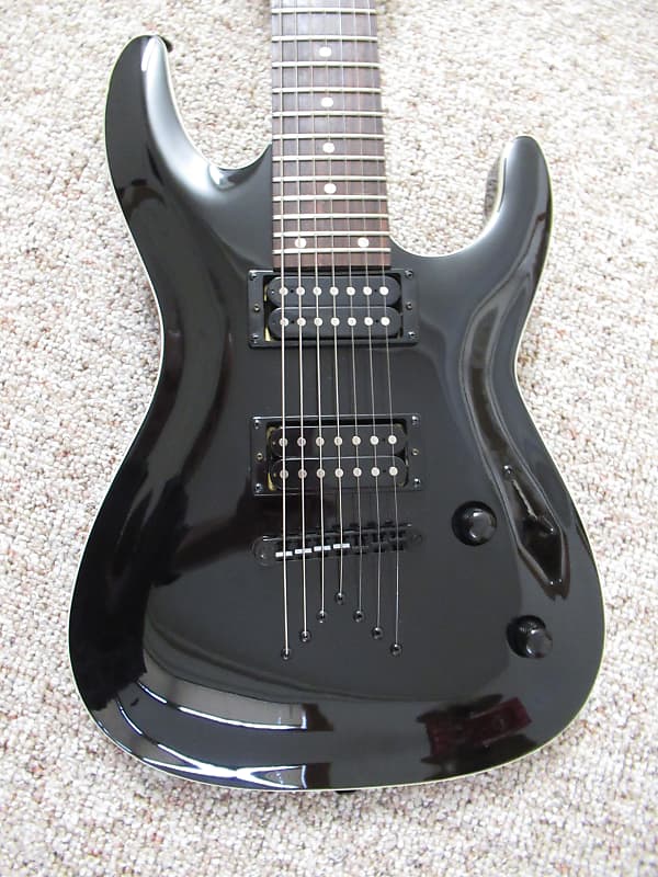 Dean 7 String 2015 - Gloss Black | Reverb