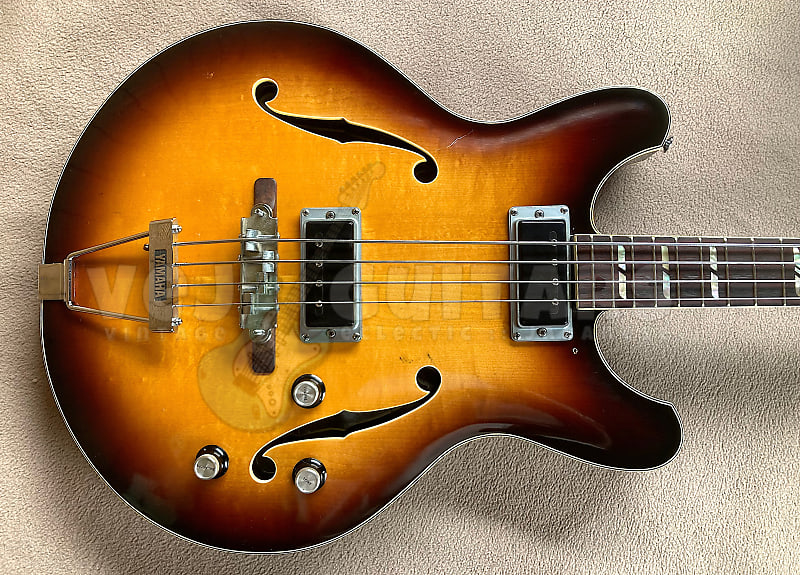 YAMAHA SA-70 Vintage semi-acoustic bass - Japan 1968-73 | Reverb UK