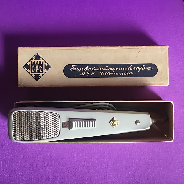 Telefunken D9F Vintage Talkback Microphone - On Off - (no | Reverb