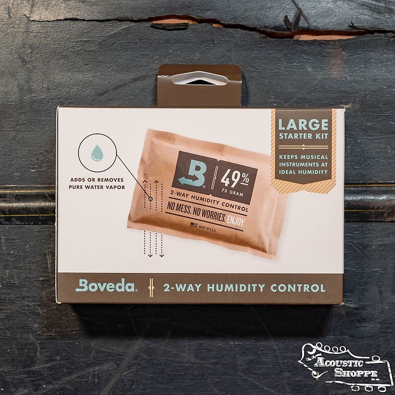 Boveda Two-Way Humidity Control Starter Kit for Large Musical | Reverb