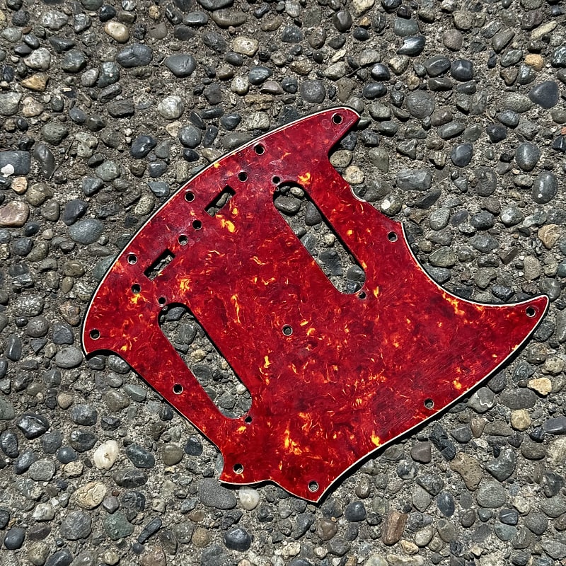 1960s Fender Mustang Pickguard - Tortoiseshell | Reverb Australia