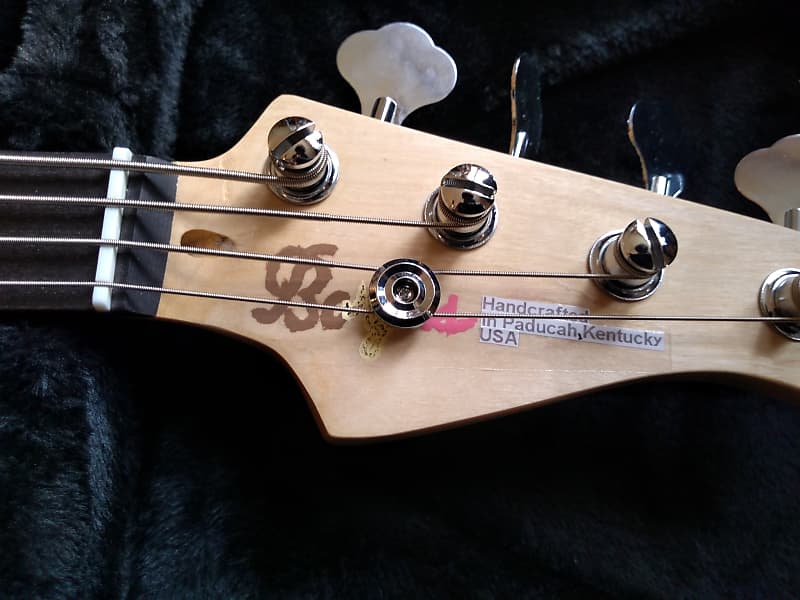 Handcrafted P Bass 2021| Gloss Neapolitan Ice Cream| New | Reverb