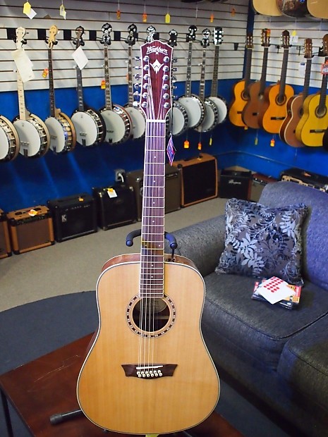 Washburn WD-10S12 12 string Acoustic Electric Guitar | Reverb